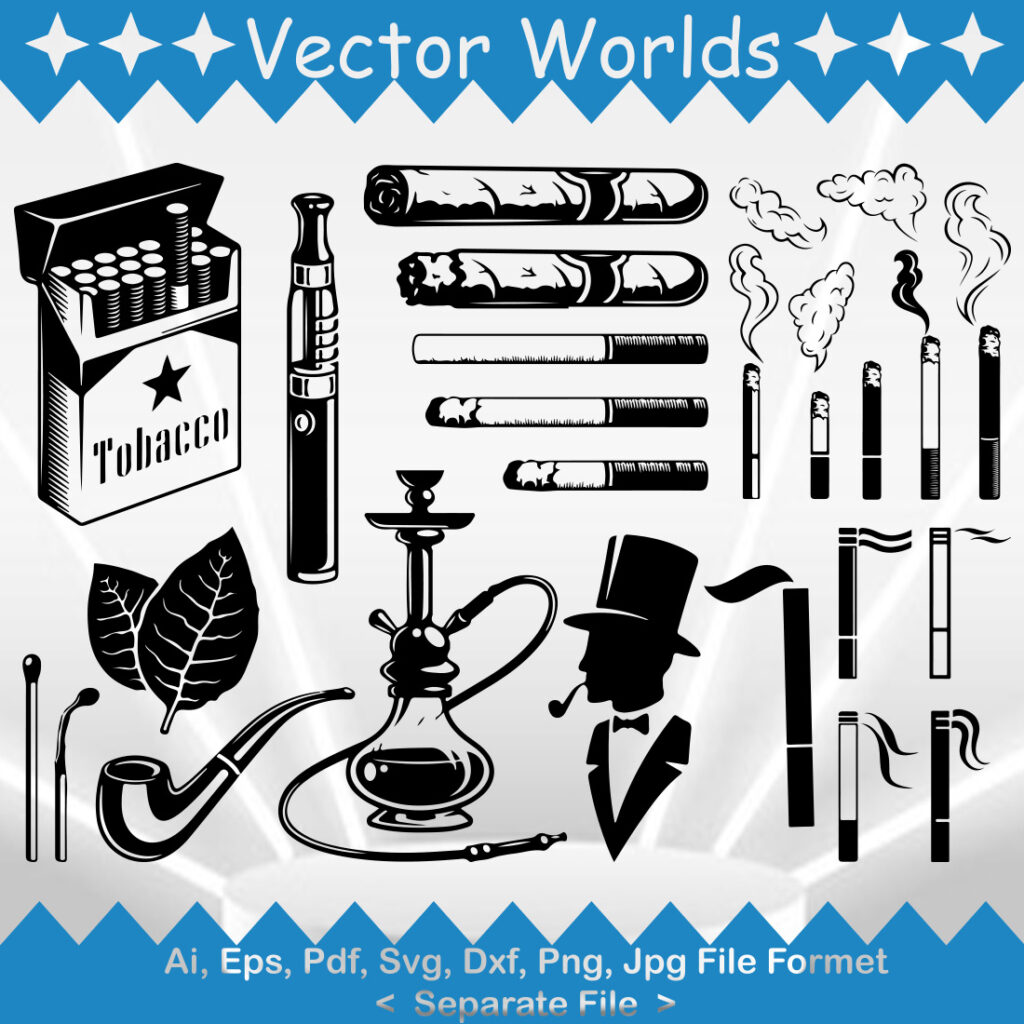 Cigarette SVG Vector Design - MasterBundles