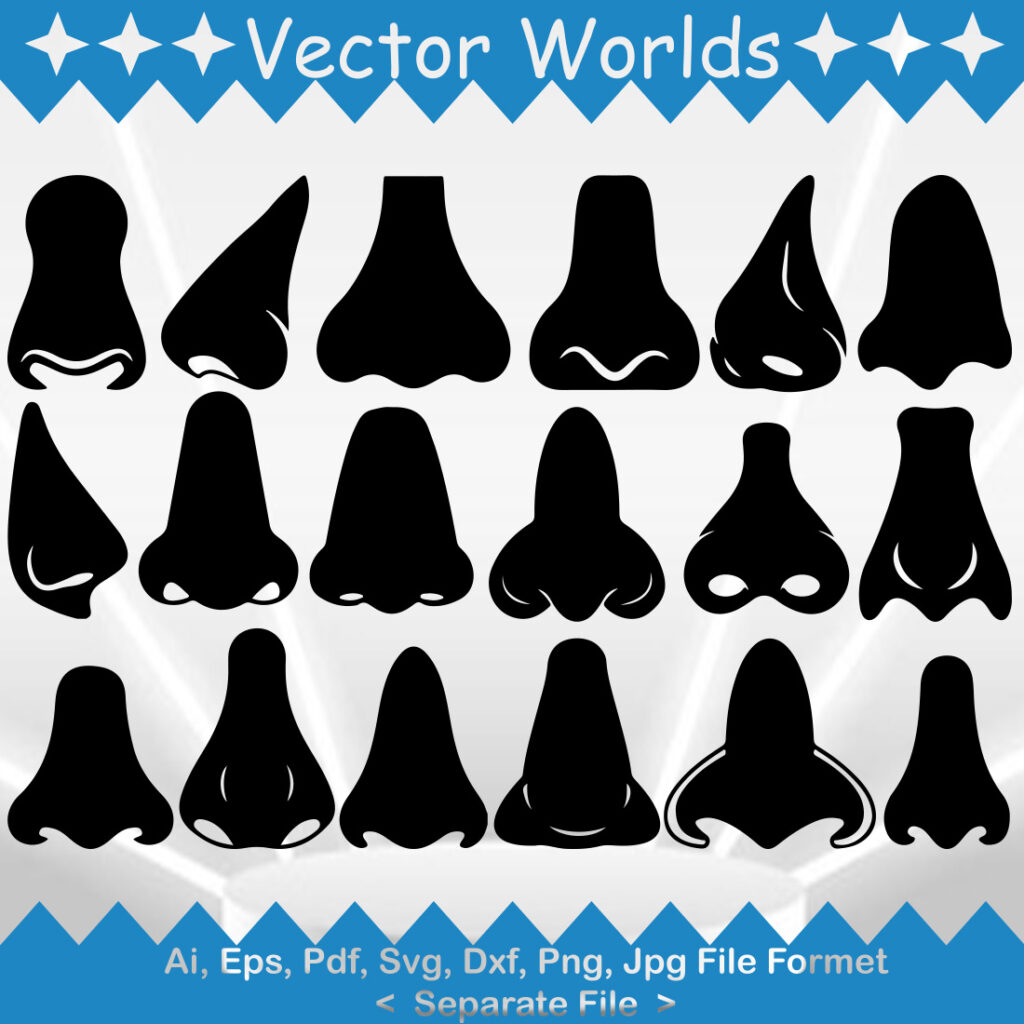 Human Nose SVG Vector Design - MasterBundles
