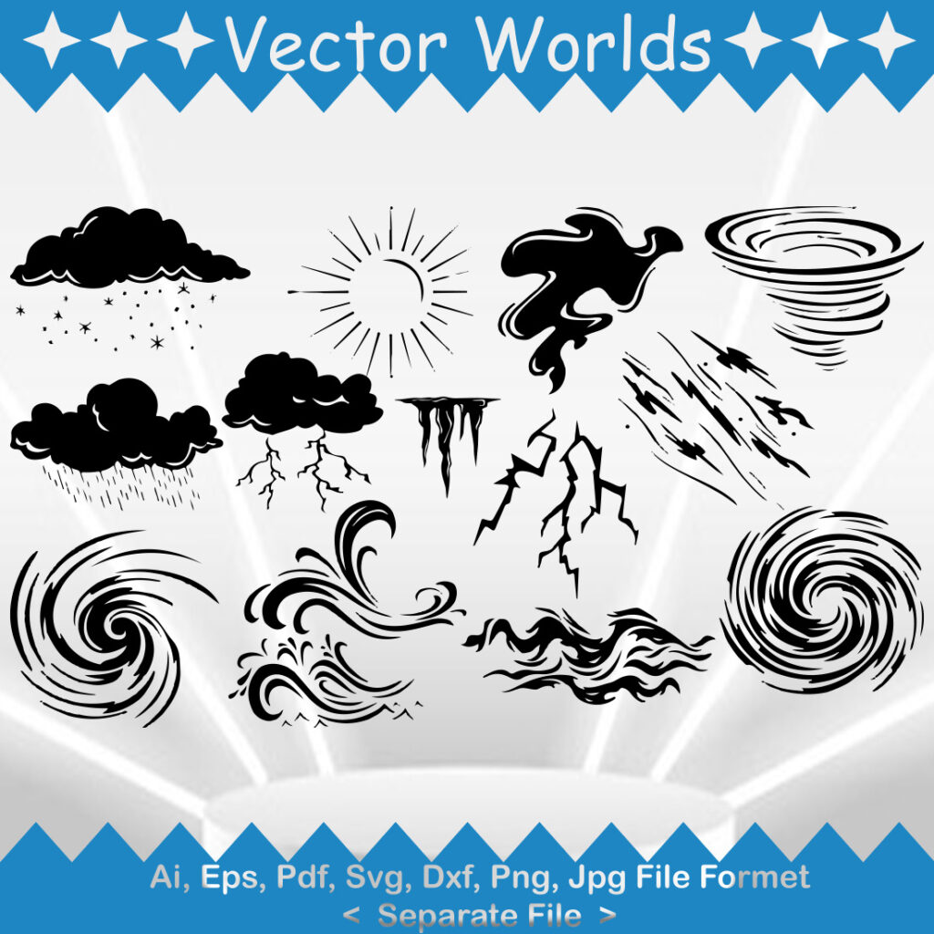 Weather Flat SVG Vector Design - MasterBundles