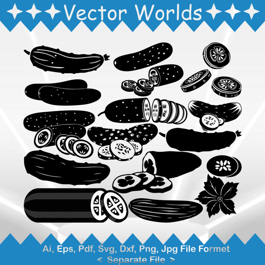 Cucumber SVG Vector Design - MasterBundles