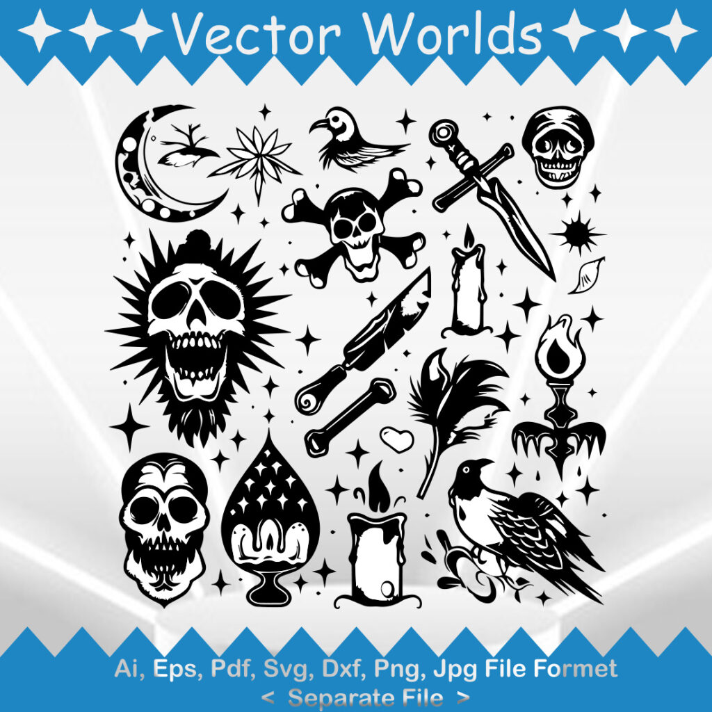 Tattoos SVG Vector Design - MasterBundles