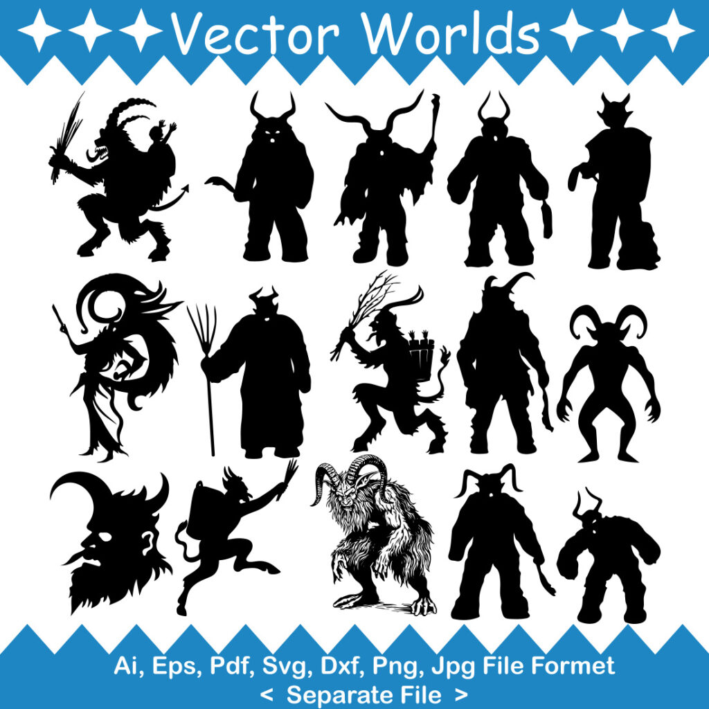 Krampus SVG Vector Design - MasterBundles