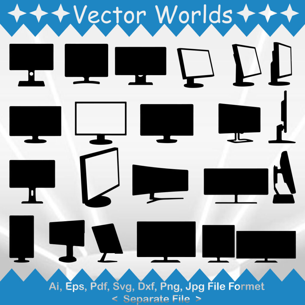 Monitors SVG Vector Design - MasterBundles