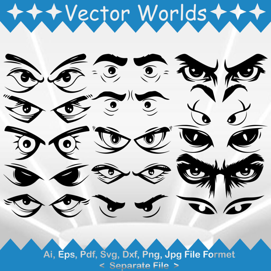 Devil Eyes SVG Vector Design - MasterBundles