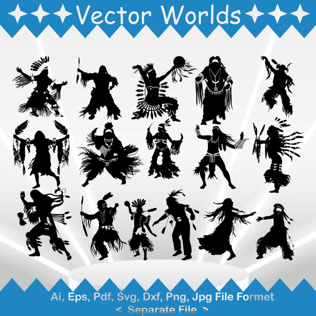 Native Dances SVG Vector Design - MasterBundles