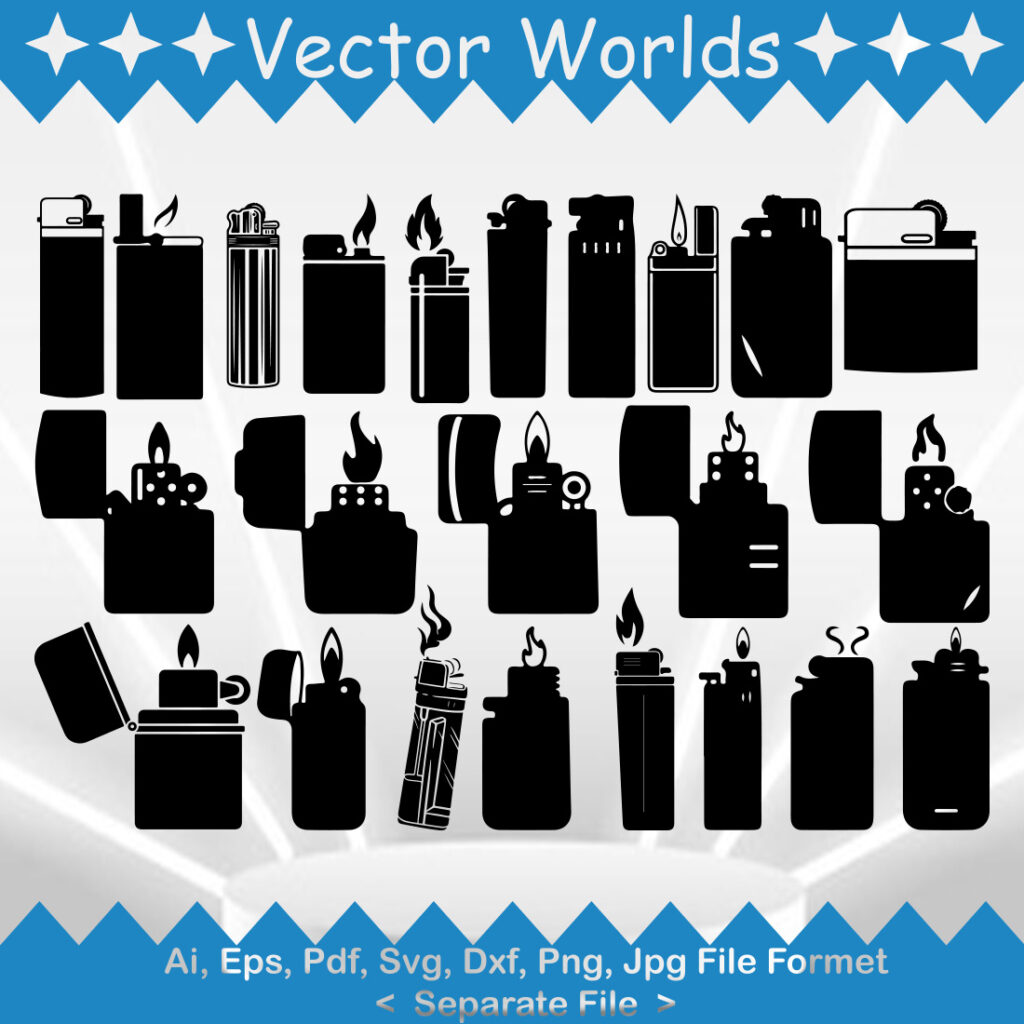 Lighter SVG Vector Design - MasterBundles