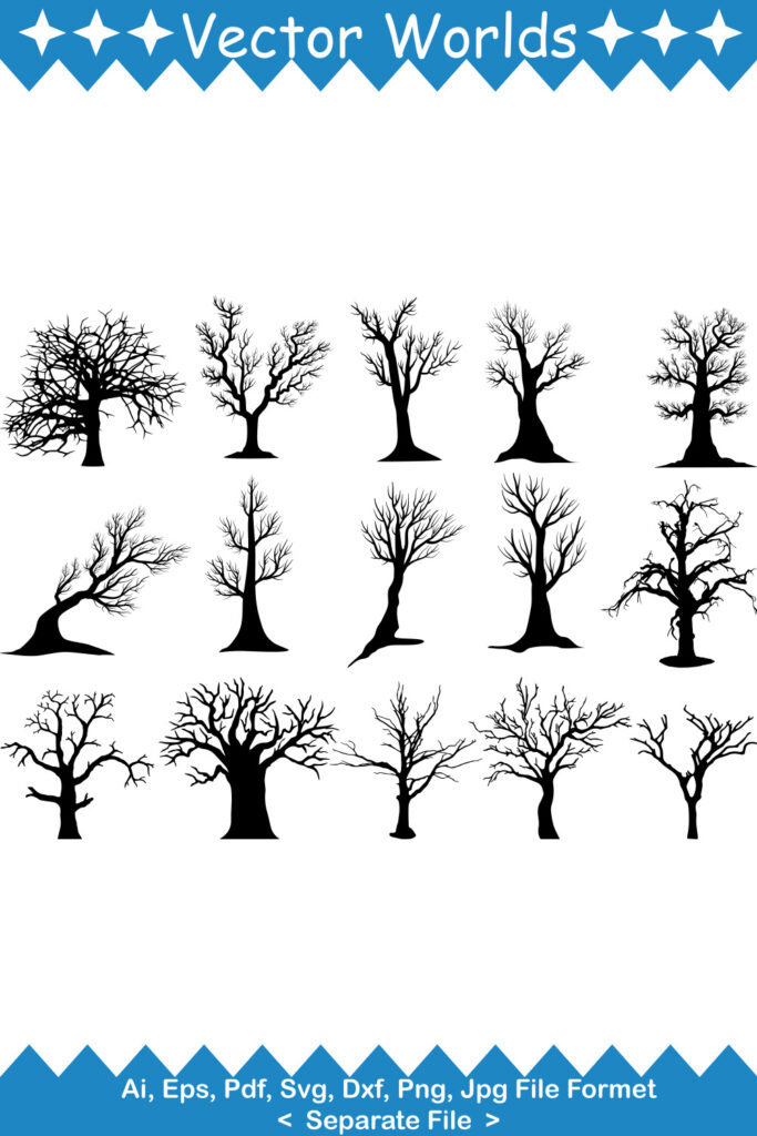 Branches Tree SVG Vector Design - MasterBundles
