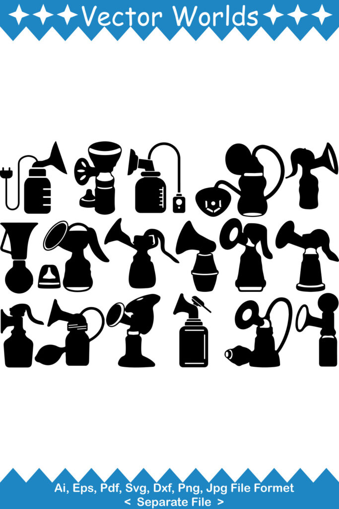 Breast Pumps SVG Vector Design - MasterBundles