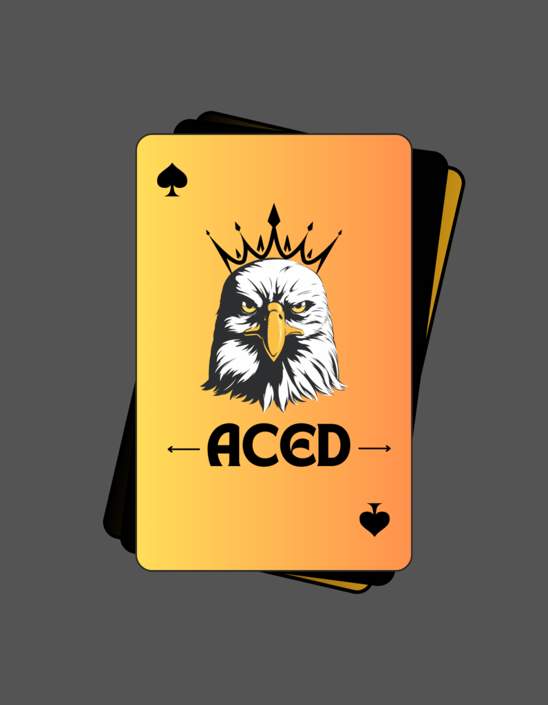 Cool ACED card badge - MasterBundles