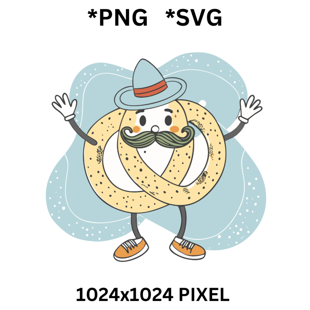 Color Blobs Oktoberfest Food Face clipart - MasterBundles