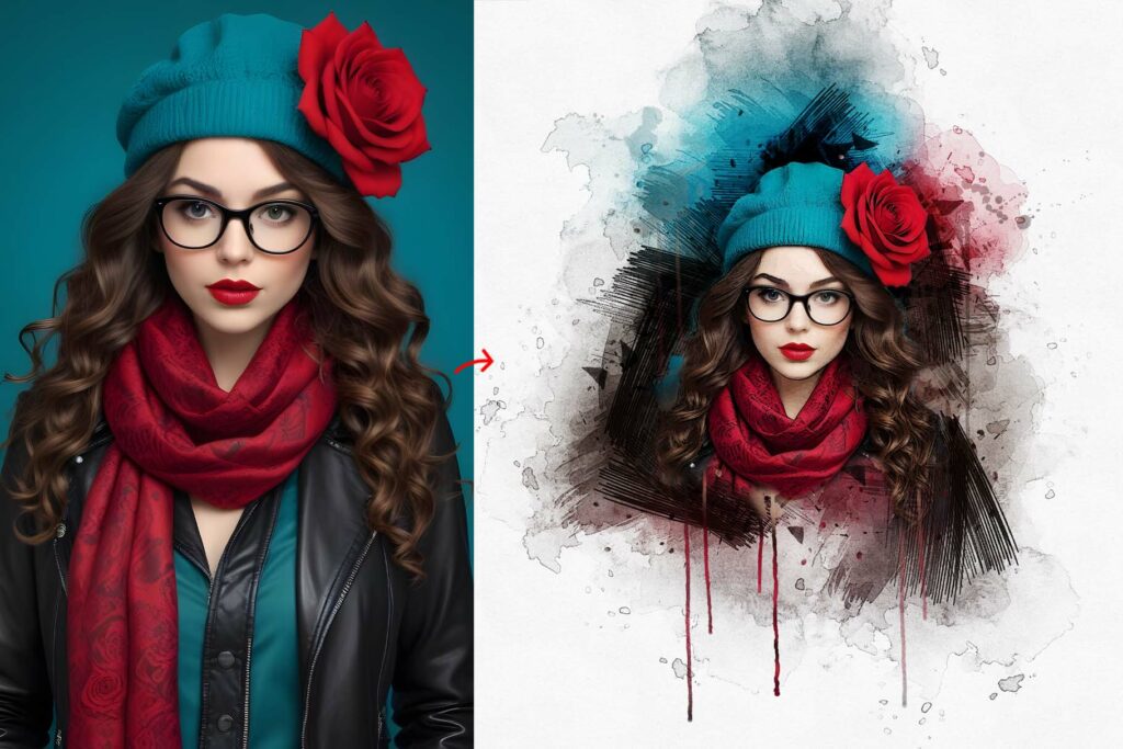 Photo color Replace art Effect - MasterBundles