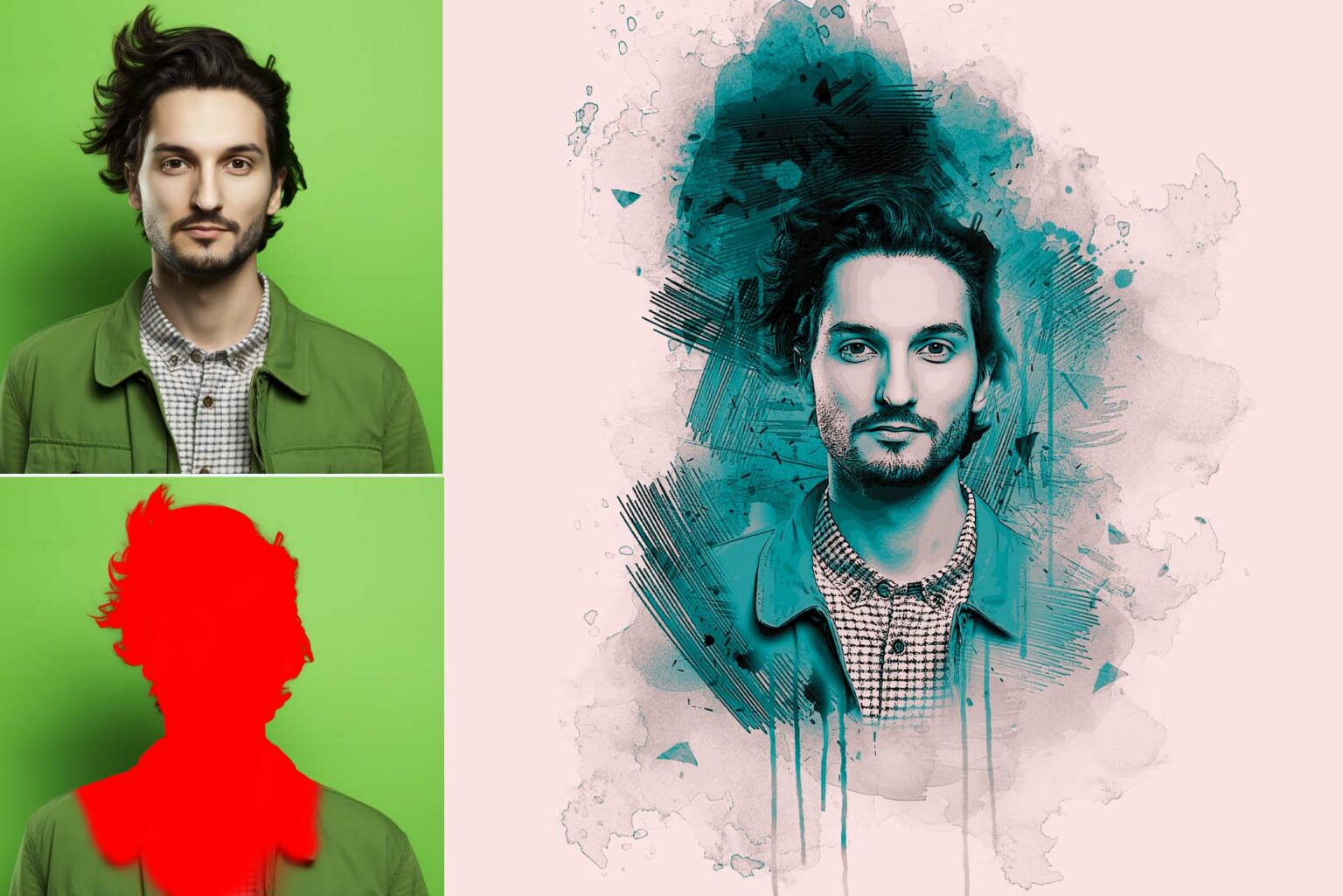 Photo color Replace art Effect - MasterBundles