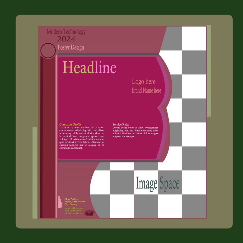 Professional College Flyer poster design - MasterBundles