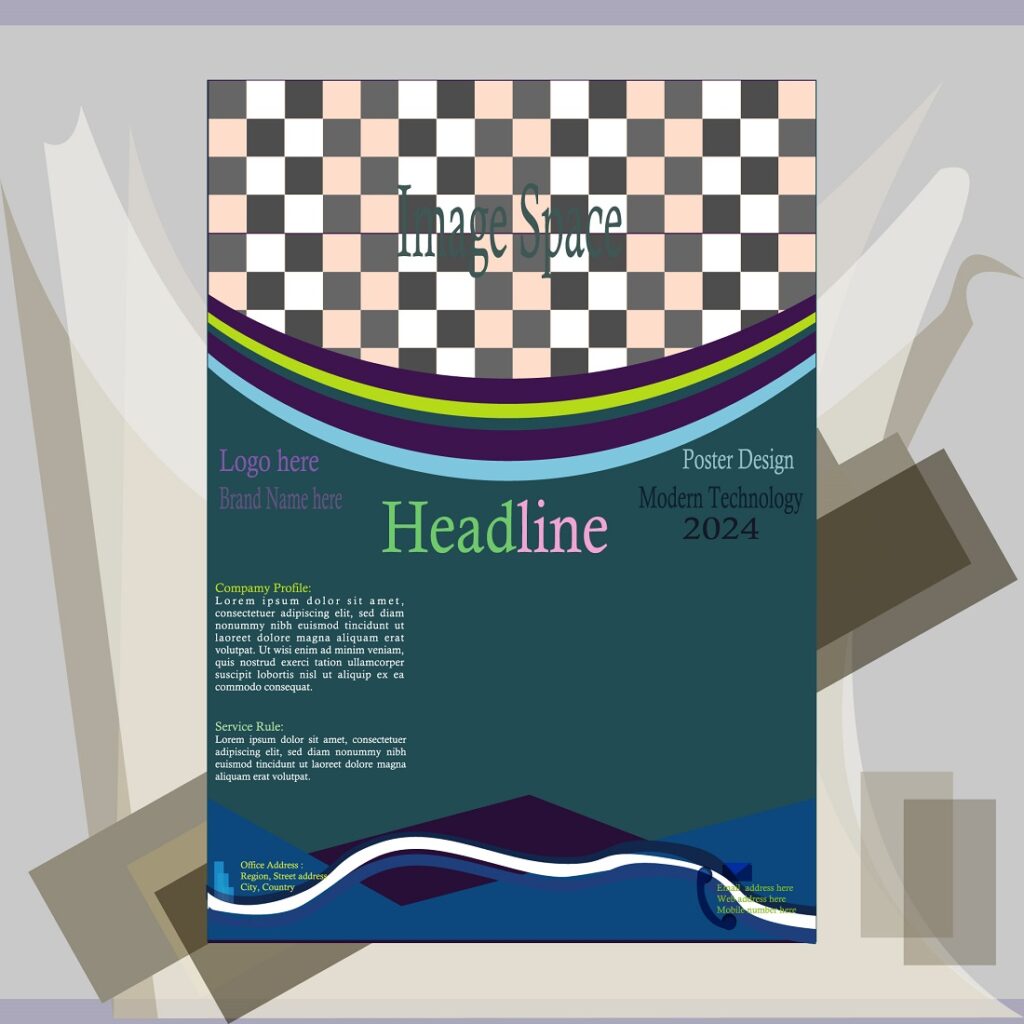 Creative and Modern Gym Poster Design - MasterBundles