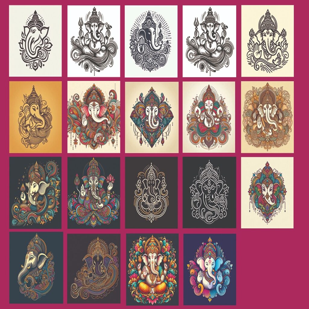 Shree Ganesh - Art Collection Images - MasterBundles