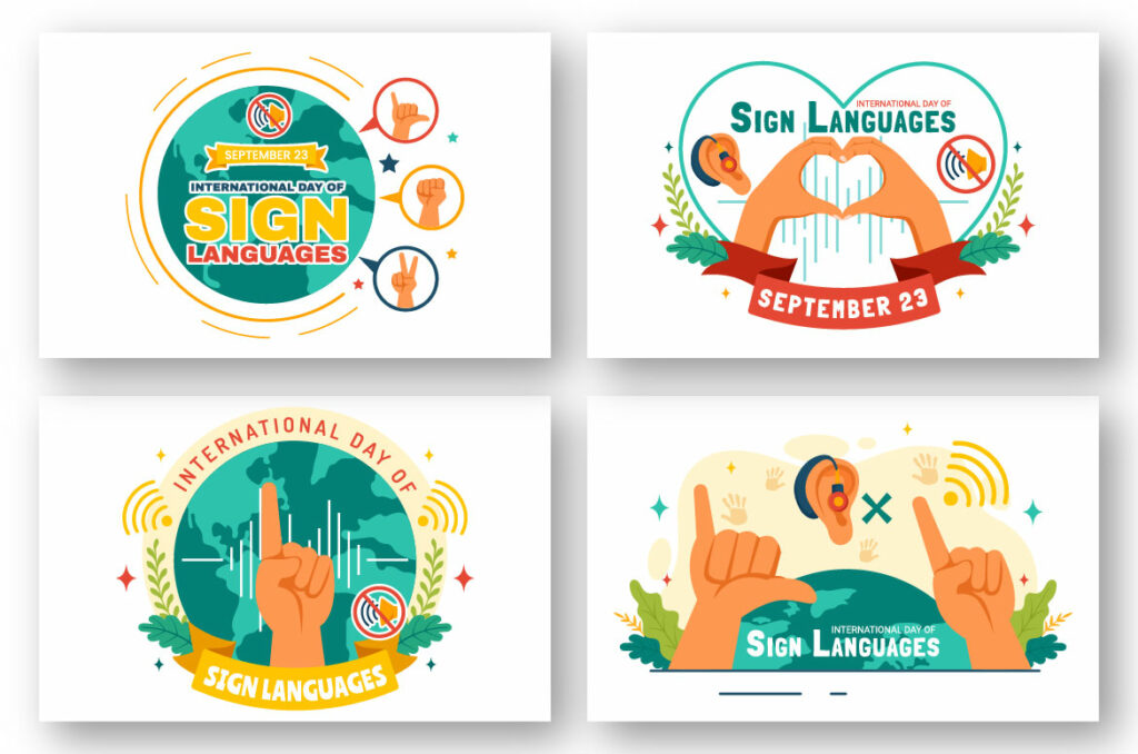 12 International Day of Sign Languages Illustration - MasterBundles