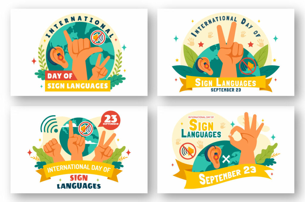 12 International Day of Sign Languages Illustration - MasterBundles
