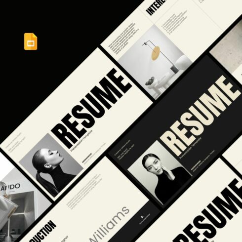 Resume / Google Slides Presentation Template. - MasterBundles