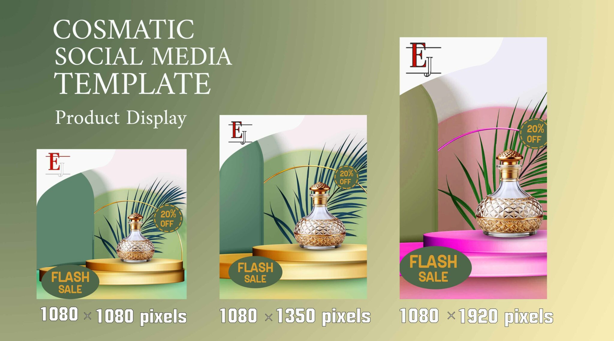 COSMATIC SOCIAL MEDIA TEMPLATE - MasterBundles