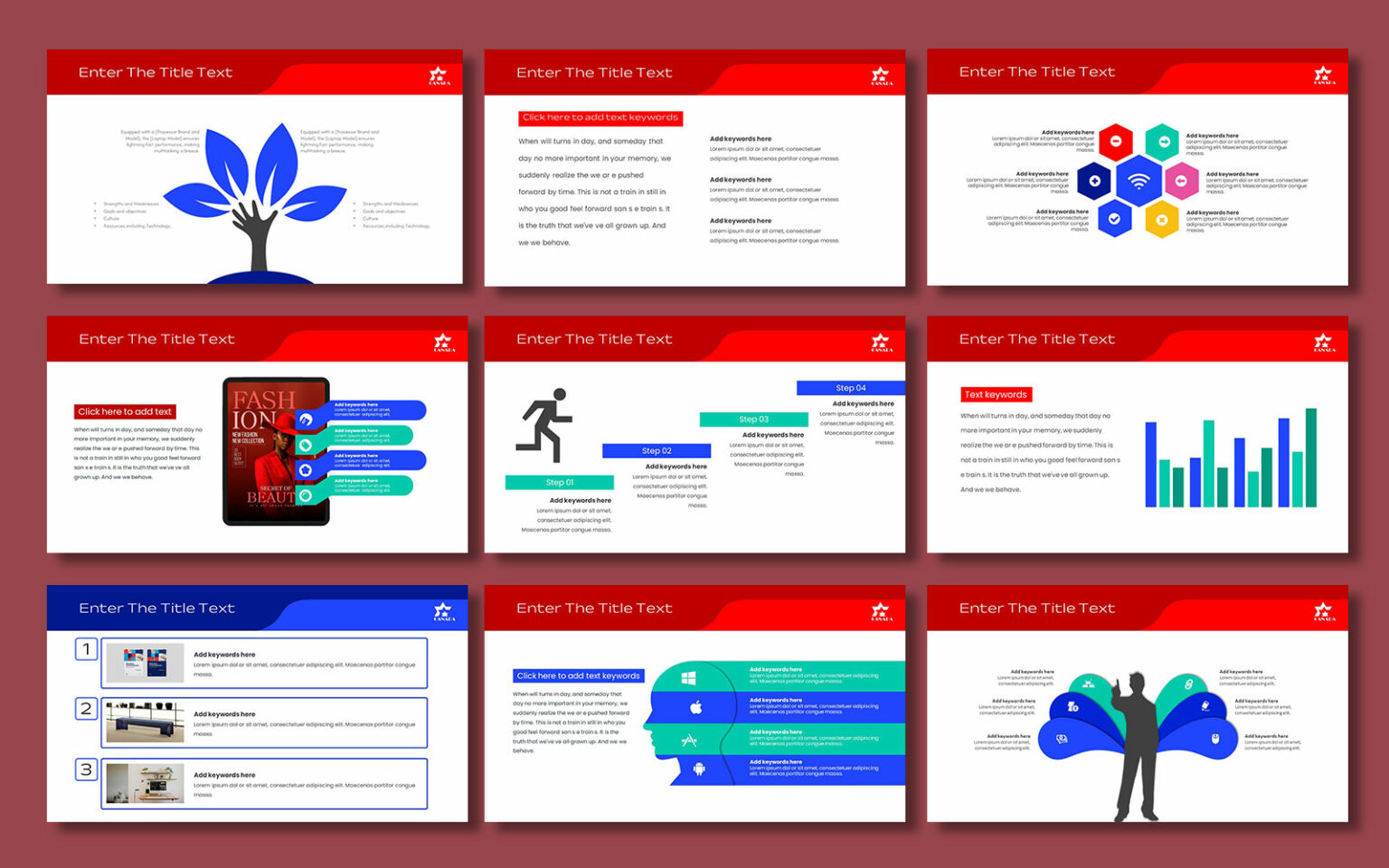 Canada All City Map Presentation Template - MasterBundles