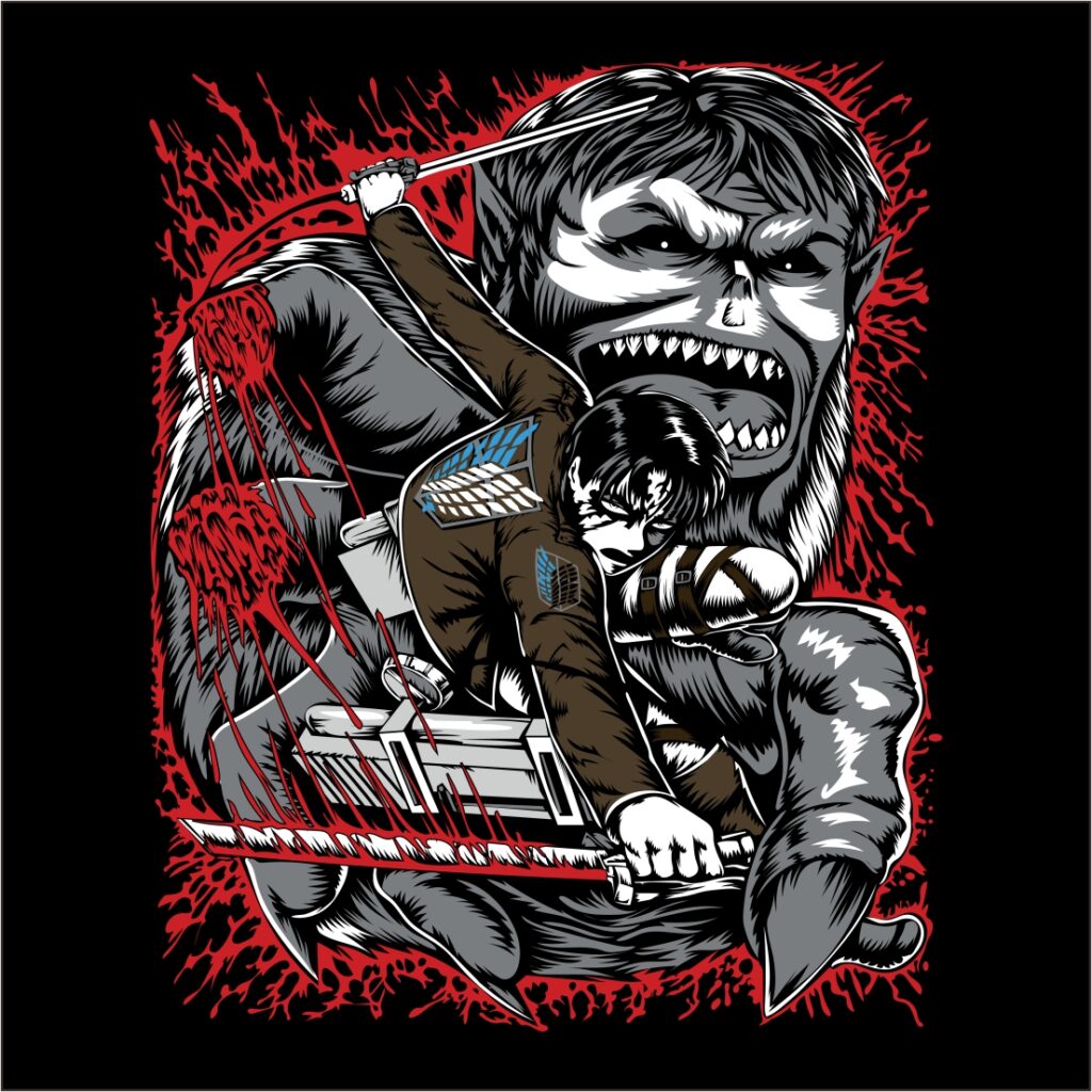 Attack on Titan Design Collection - MasterBundles