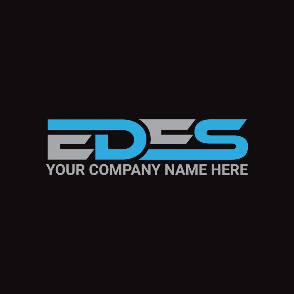 Letter EDES Logo or Icon Design Vector Image Template - MasterBundles