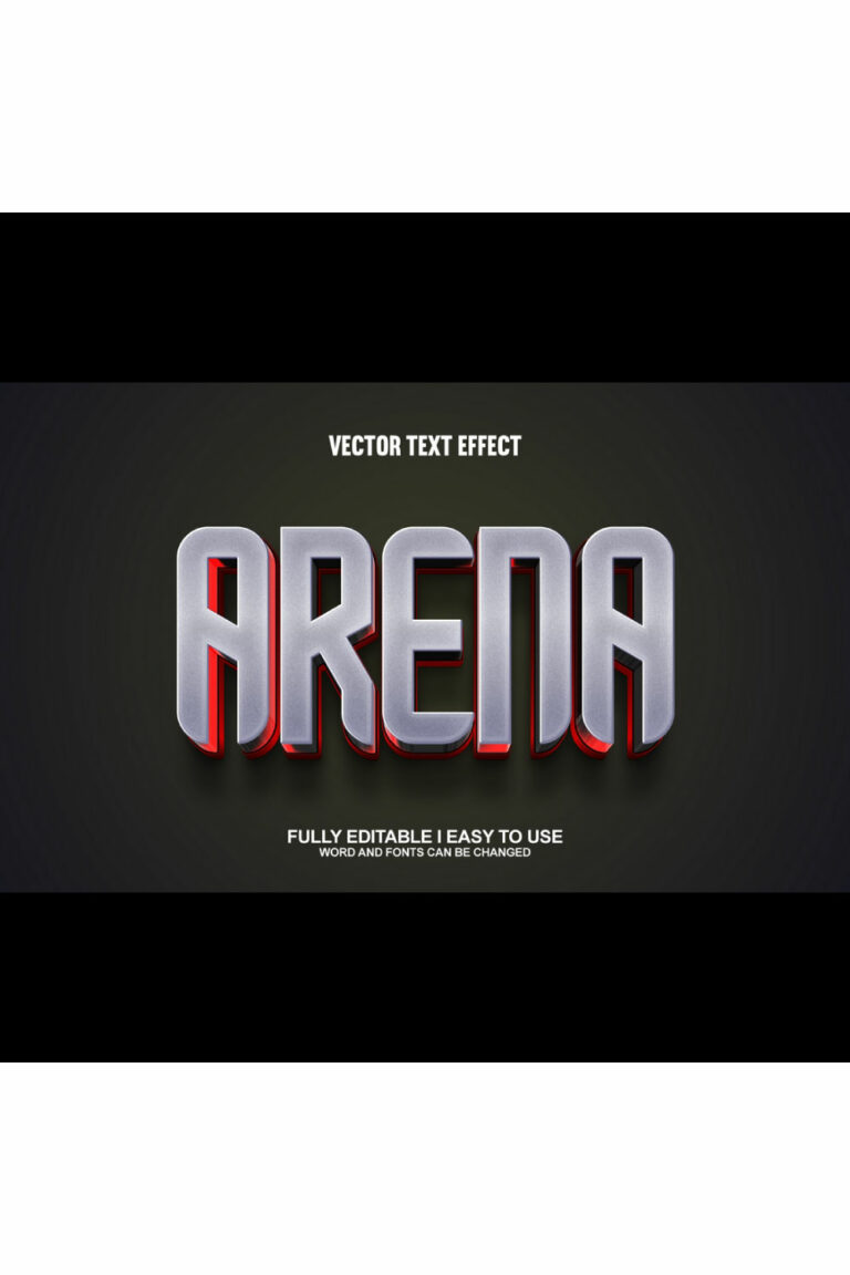 Fully Editable Vector Text Effect - MasterBundles