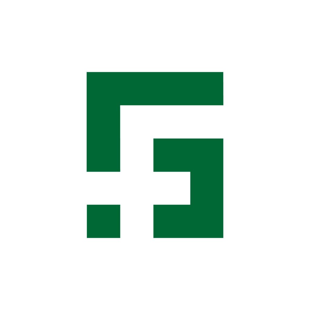 Letter design S G F negative space branding icon logo - MasterBundles