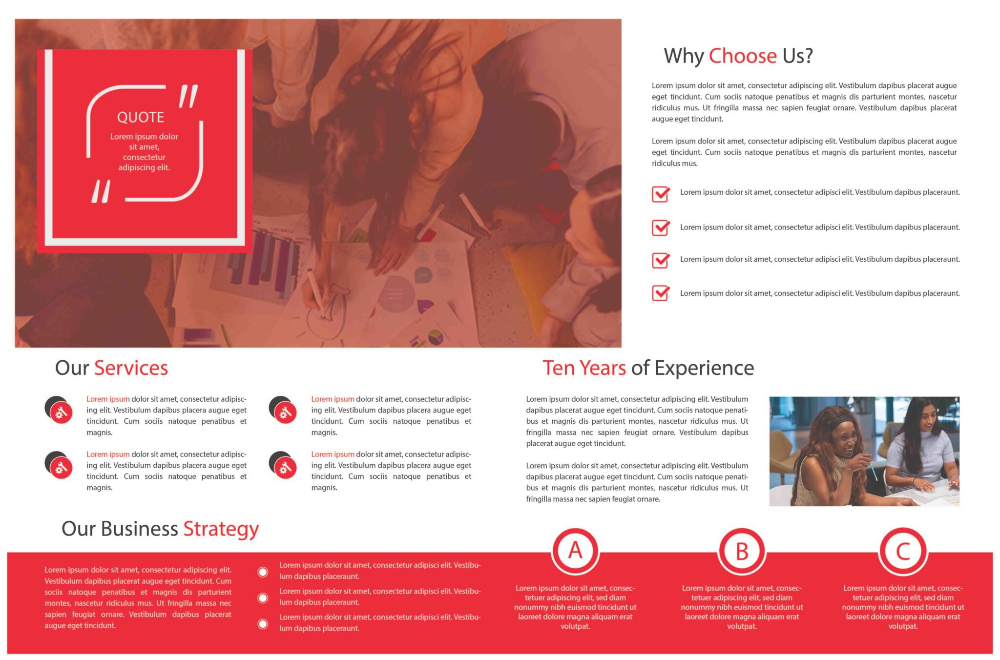 Trifold Business Corporate Brochure Design - MasterBundles