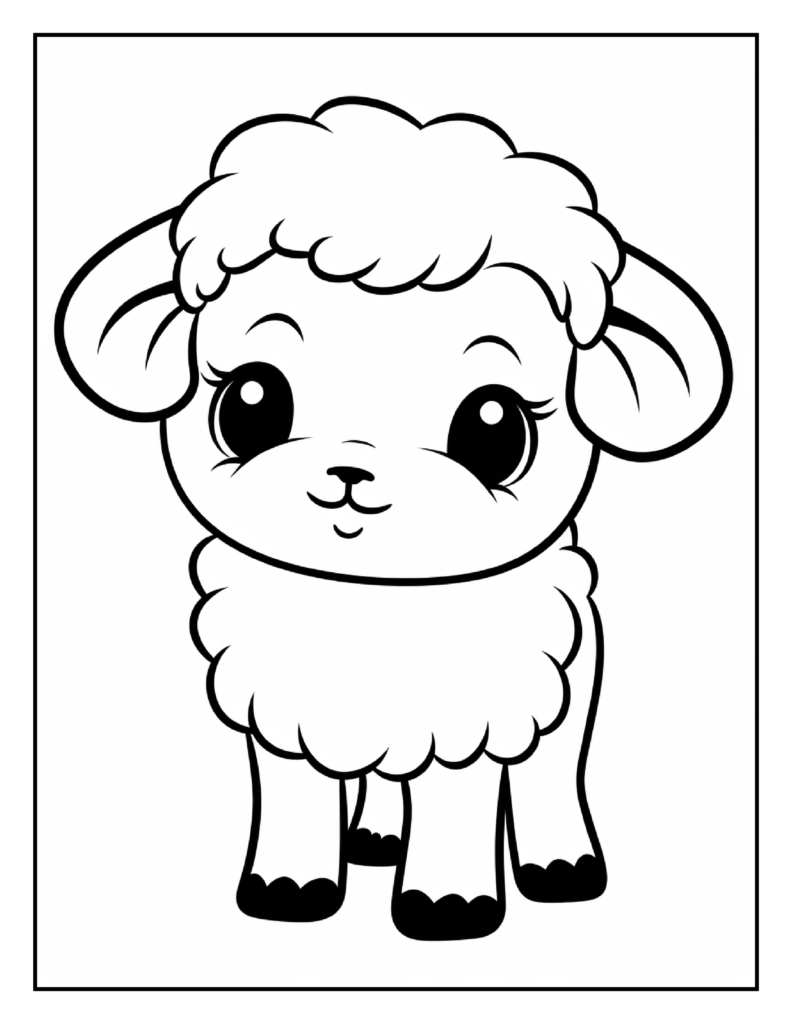 218 Cute Animals Coloring Pages for Kids perfect for both children and ...