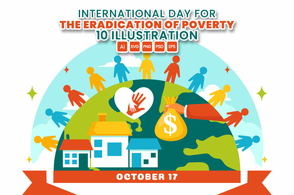 10 Day for the Eradication of Poverty Illustration - MasterBundles