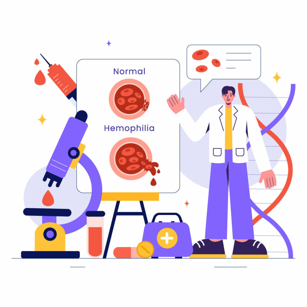 9 Hemophilia Disease Illustration - MasterBundles