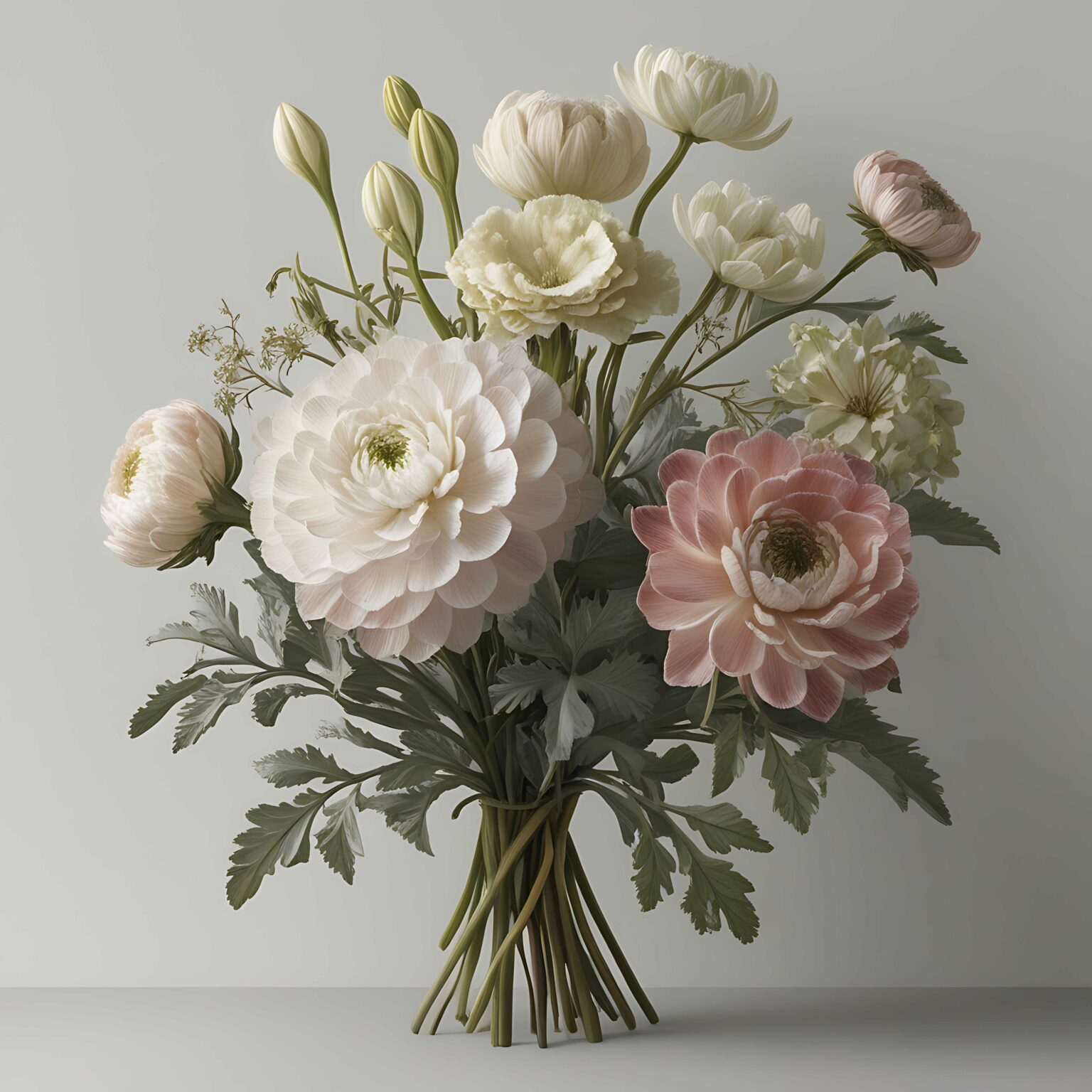 80+ High Resolution Botanical Study Featuring Realistic Floral Bouquet ...