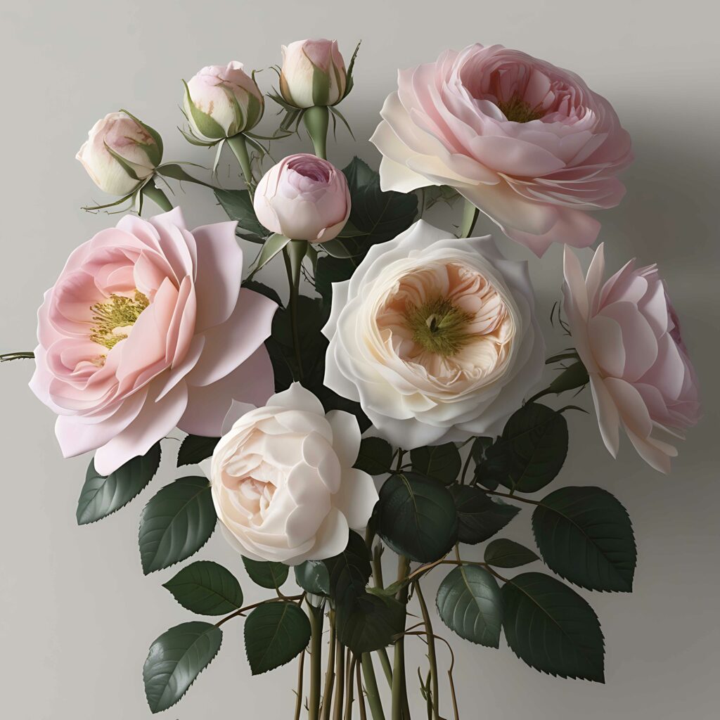 80+ High Resolution Botanical Study Featuring Realistic Floral Bouquet ...