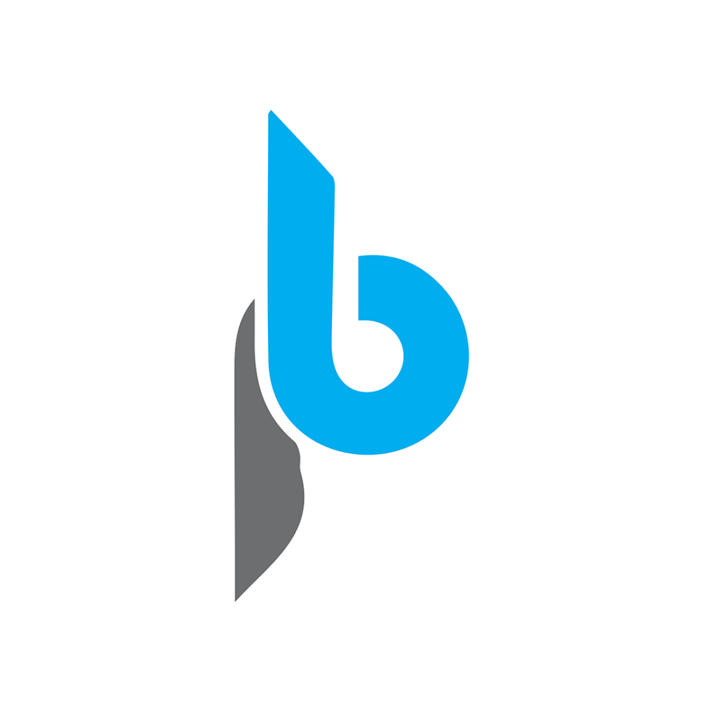 Initial Letter BP Logo or Icon Design Vector Image Template - MasterBundles