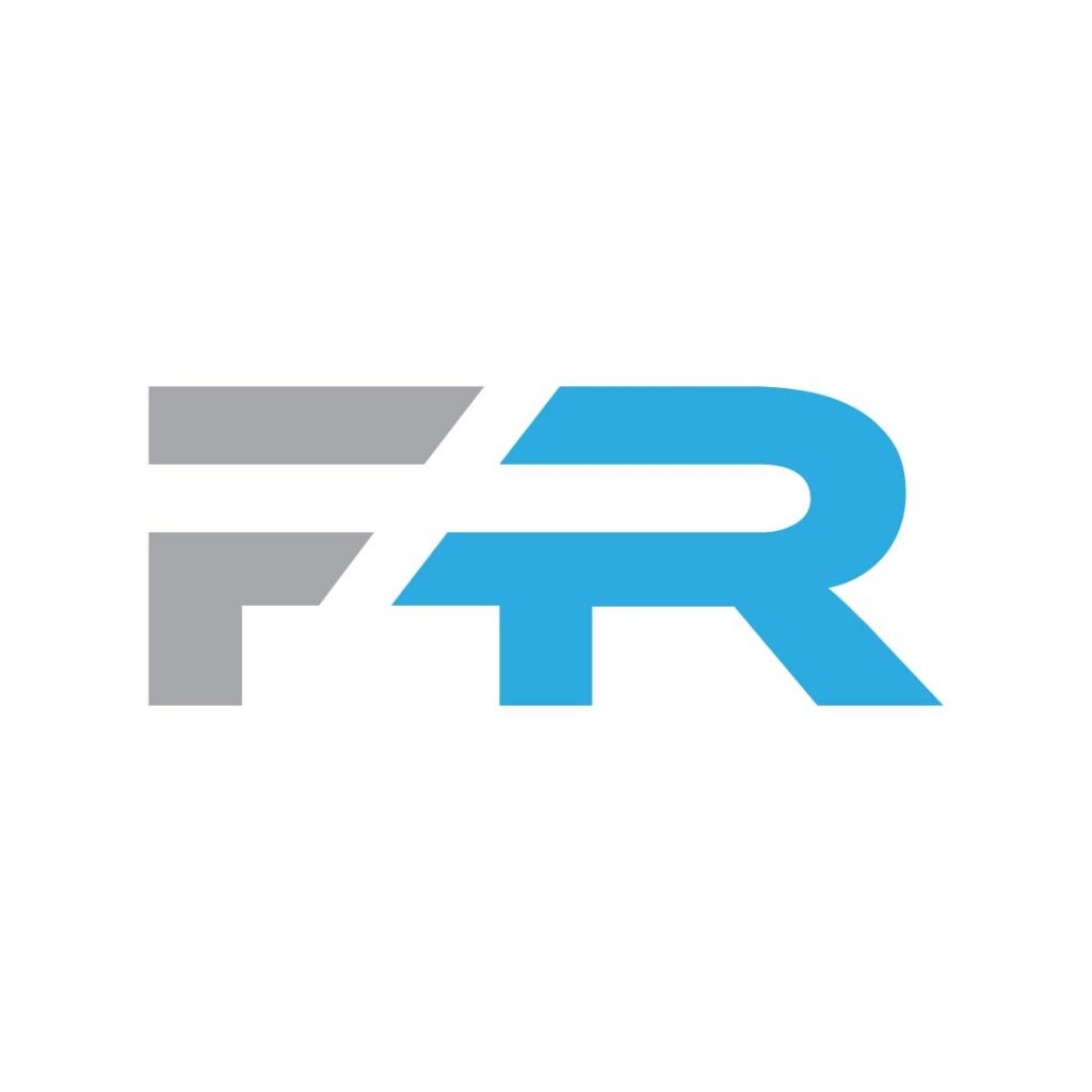 Initial Letter FR Logo or Icon Design Vector Image Template - MasterBundles