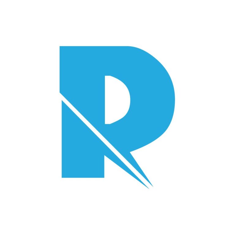 Initial Letter R Logo or Icon Design Vector Image Template - MasterBundles