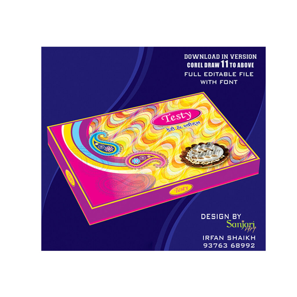 SWEET BOX DESIGN CDR FILE DOWNLOAD VERSION- COREL DRAW 11 TO ABOVE FULL ...