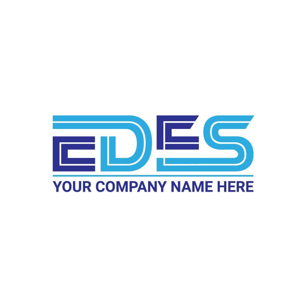Letter EDES Logo or Icon Design Vector Image Template - MasterBundles
