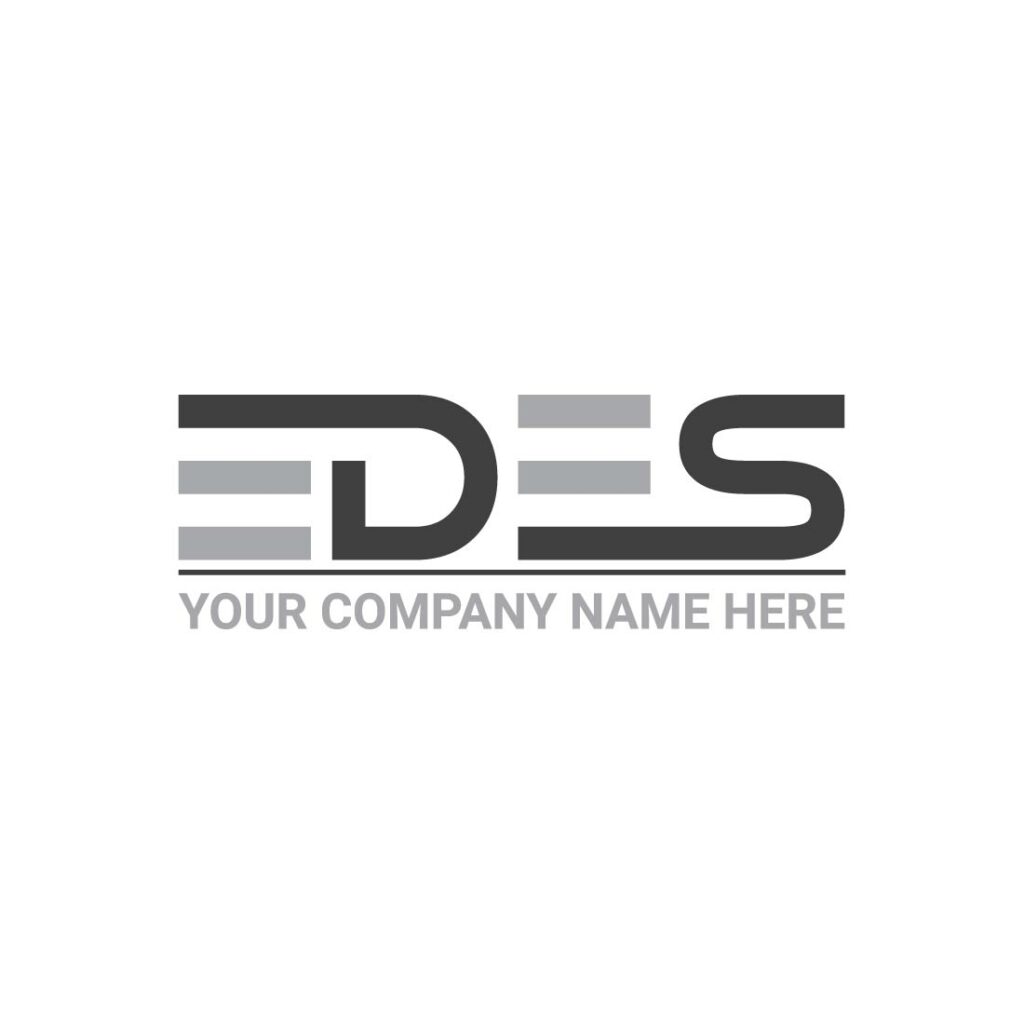 Letter EDES Logo or Icon Design Vectror Image Template - MasterBundles