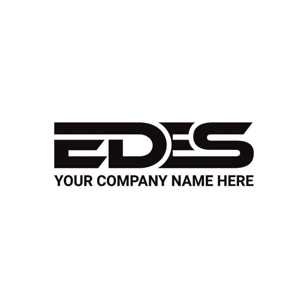 Letter EDES Logo or Icon Design Vector Image Template - MasterBundles