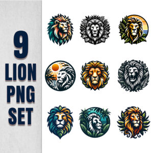 Lion logo - MasterBundles