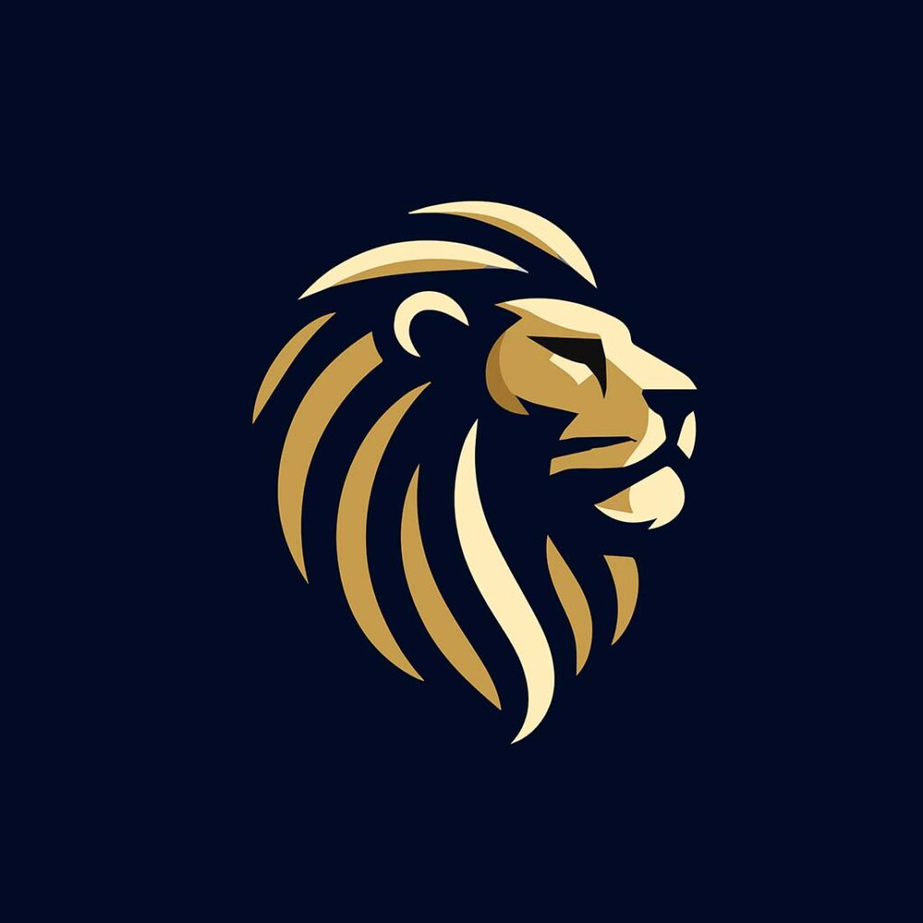 lion head logo design lion logo templates designs vector lion logo lion ...
