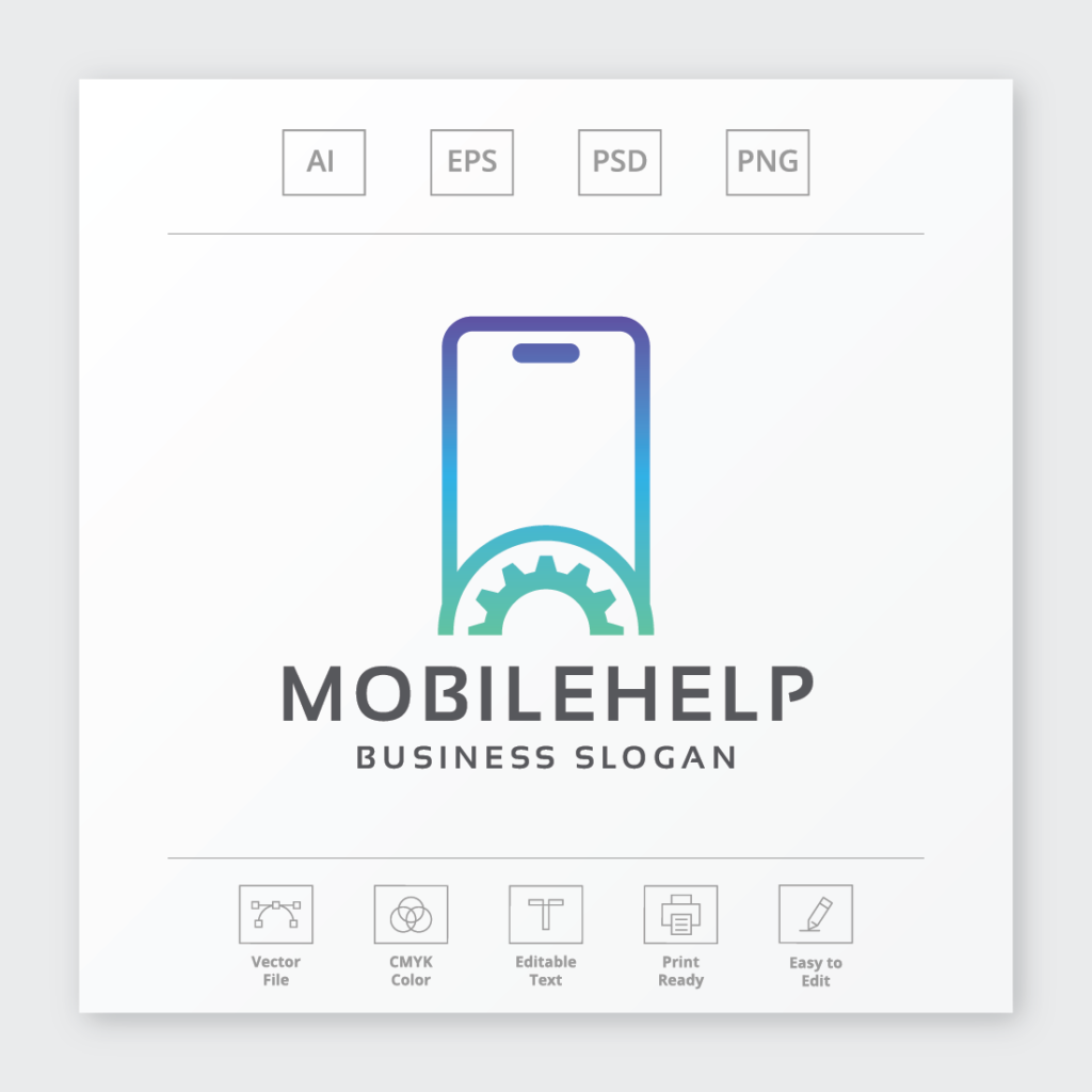Mobile Fast Help Logo - MasterBundles