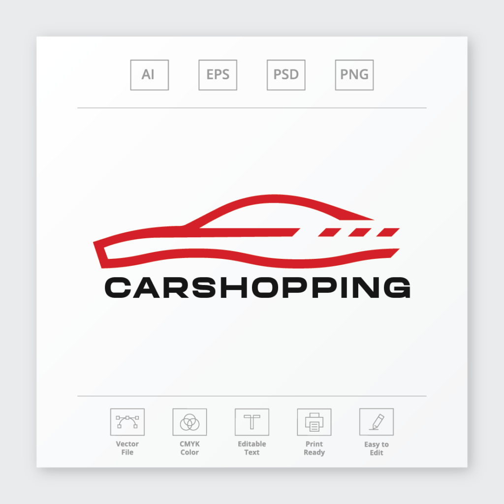 Car Shopping and Dealer Logo - MasterBundles