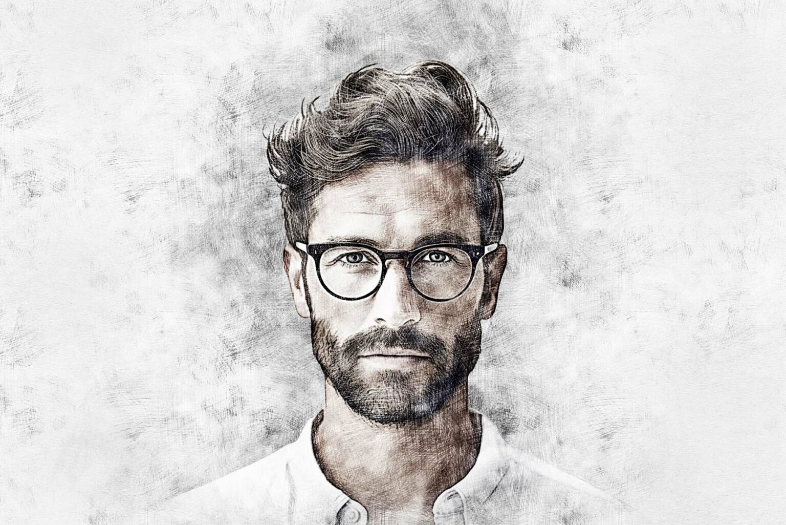Portrait Pencil Sketch Action - MasterBundles
