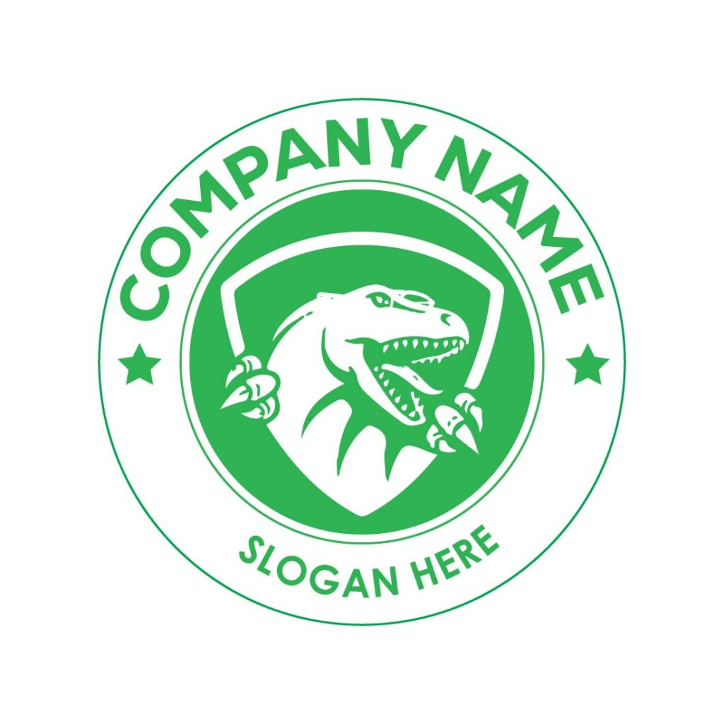 Raptor Logo or Icon Design Vector Image Template - MasterBundles