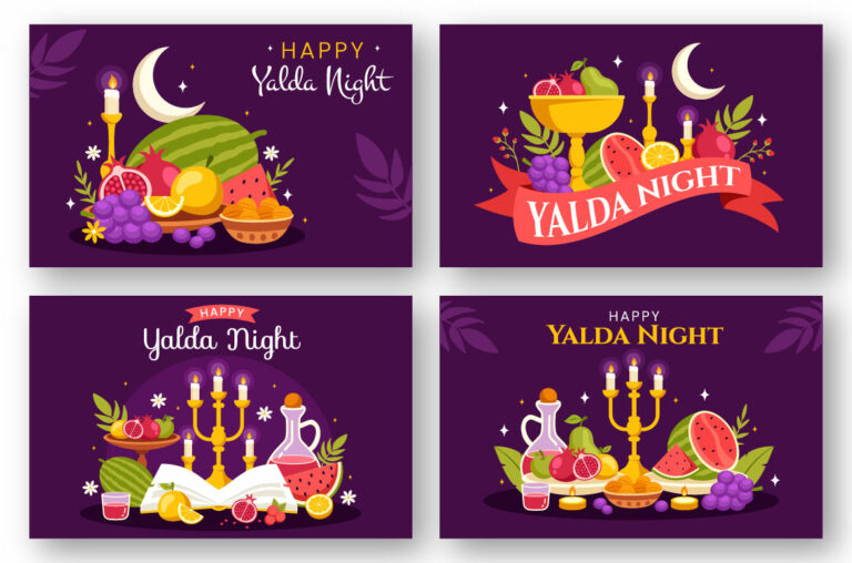 13 Happy Yalda Night Illustration - MasterBundles