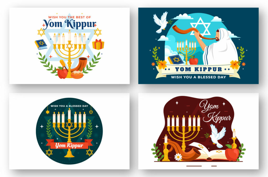 12 Yom Kippur Celebration Illustration - MasterBundles