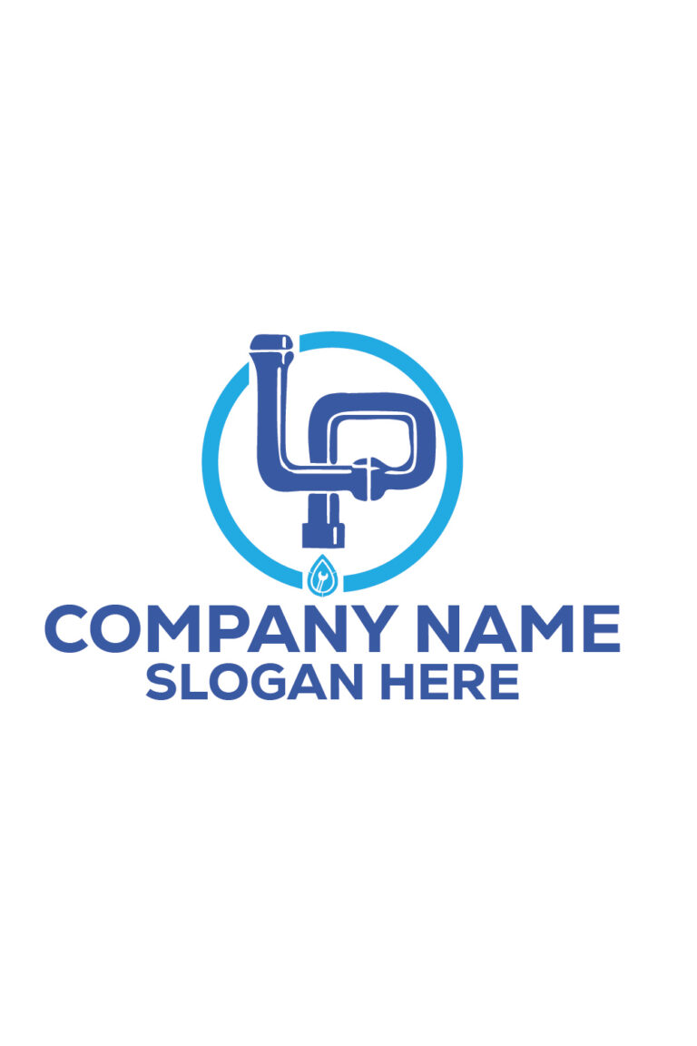 Plumbing Logo or Icon Design Vector Image Template - MasterBundles